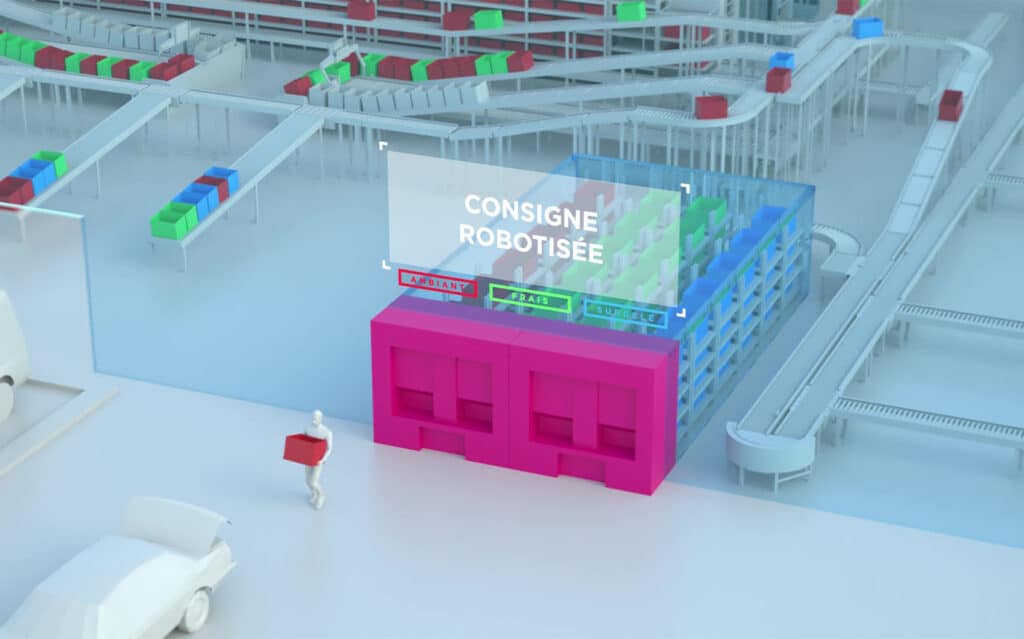 Consignes robotisées - SAVOYE