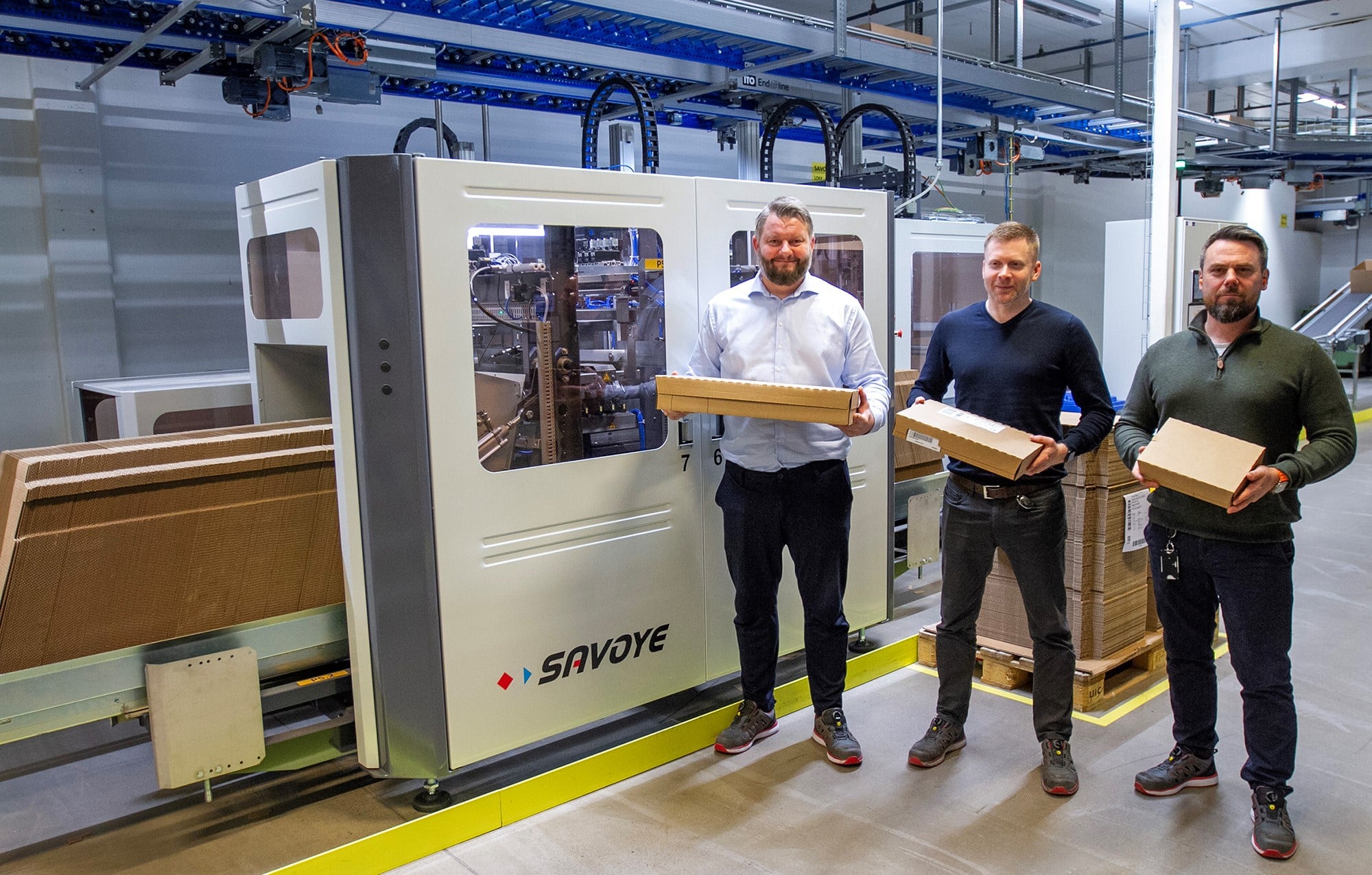 SAVOYE supplies packing machines for KOMPLETT electronic equipment ...